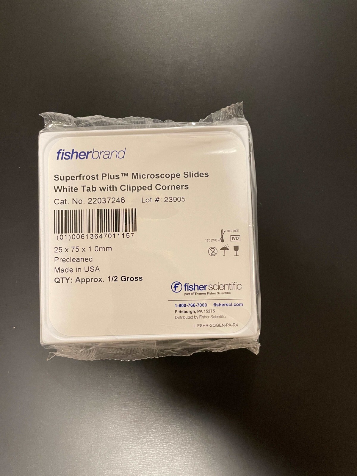 4 packs SEALED NEW- Fisherbrand Scientific superfrost Microscope Slides ...