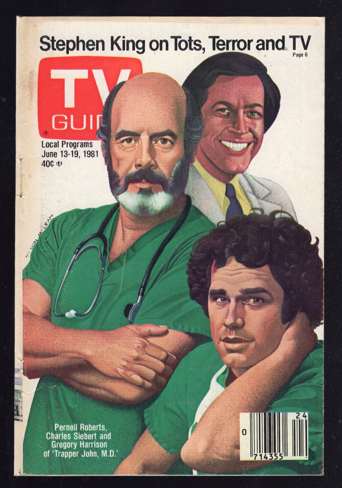 COVER'S ONLY/TRAPPER JOHN M.D. PERNELL ROBERTS CHARLES SIEBERT/1981 TV ...