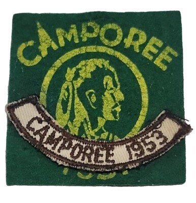 Boy Scout / BSA - Camporee 1953 Over 1951 Camporee With Indian 1111 | eBay