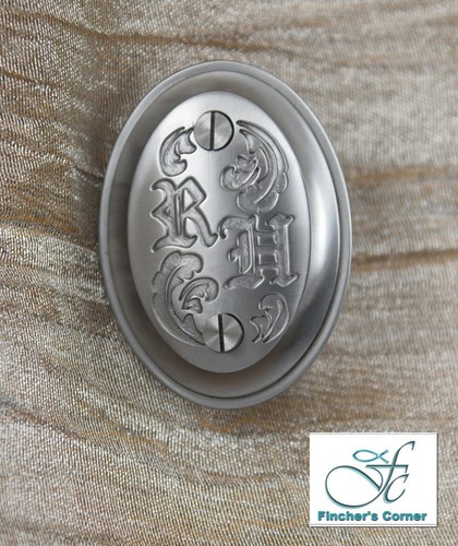 New Custom Engraved Dakota Style Classic Jerry Fisher Rifle Grip Cap | eBay