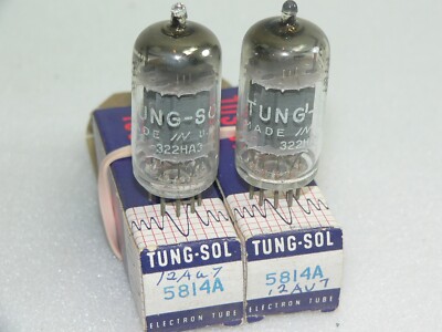 2 NIB Tung-Sol 5814A Tubes (USA) SAME CODE | eBay