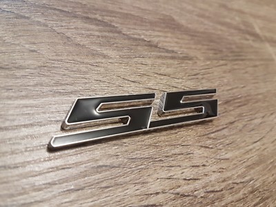 Holden Commodore SS Black & Chrome Metal Badge Logo VS VT VX VY VZ VE ...