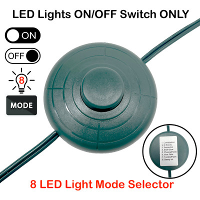 Power Cord Foot Switch Control for Christmas Tree LED Raintight 1/2inch ...