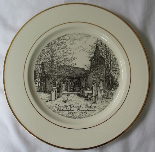 TRINITY CHURCH OXFORD PHILADELPHIA PA COLLECTOR PLATE | eBay