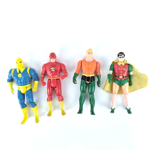 VTG Kenner DC Super Powers Figure Lot Beaters FLASH DR FATE ROBIN ...