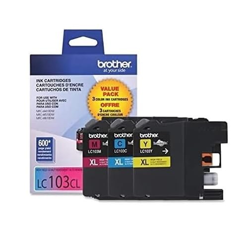 Brother LC103 Ink Cartridge Pack - Cyan, Magenta, Yellow by Brother ...