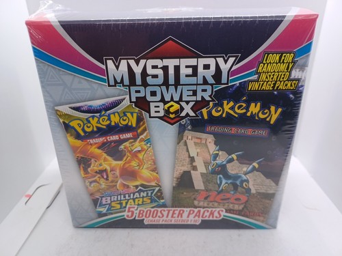 Pokemon SEALED Mystery Power Box Chase Pack Seeded 1:10 (5 Booster ...