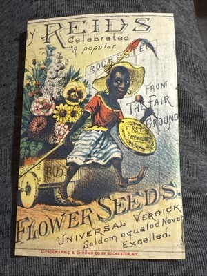 Wm. H. Reid Trade Card-Flower Seeds-Rochester, NY. R225 | eBay