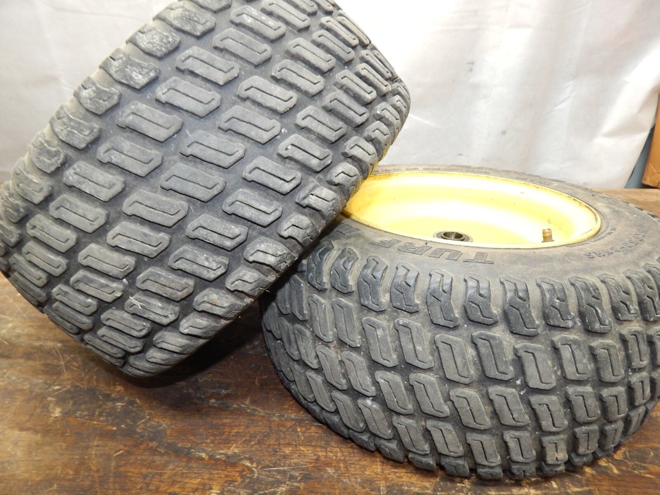 John Deere LT190,GT245,GT235,X500 Front Tire/Rim Set of Two (one flat ...