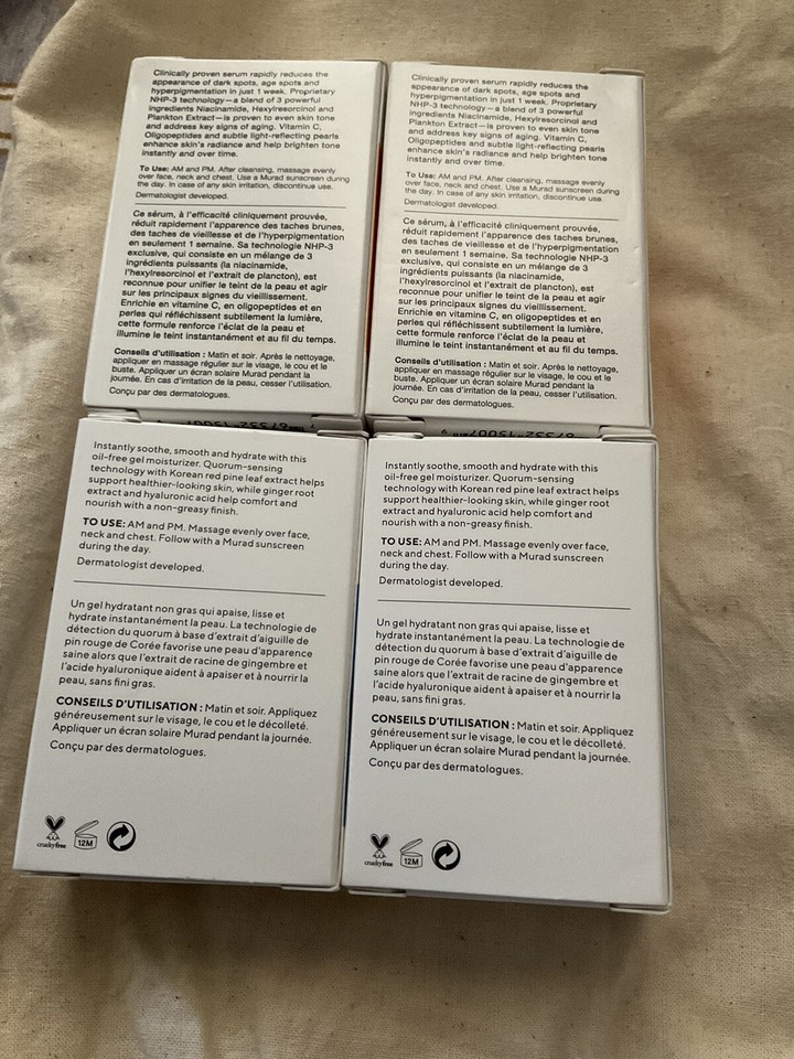 2x Murad Rapid Age Spot Correcting Serum - 5ml sample travel + Water ...