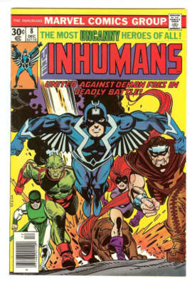 INHUMANS #8 9.0 // GIL KANE & DAN ADKINS COVER MARVEL COMICS 1976 | eBay