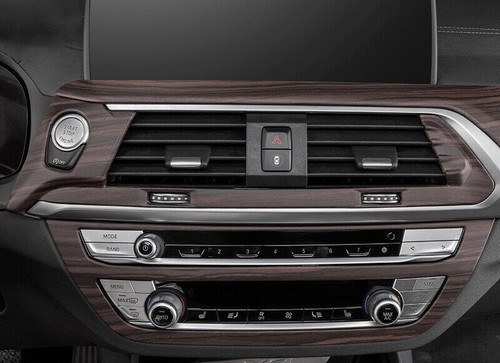 For BMW X3 G01 X4 G02 2018-2021 Wood Grain Console AC Switch Control ...