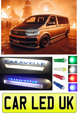 VW Multivan Caravelle Transporter T5 T6 16x LED Bulbs Door Entry Light ...