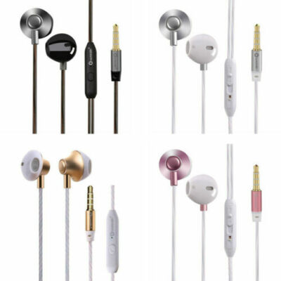 WOOZIK A900 In-Ear Headphones Stereo Bass with In-Line Mic Volume ...