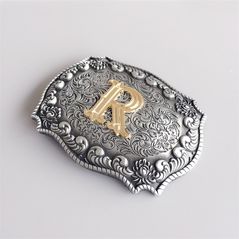 Western Initial Letter R Belt Buckle Gurtelschnalle also Stock in US | eBay
