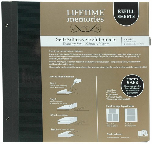 UR1 Lifetime Memories NCL Economy Photo Album Refills 62780 YR-2005/B ...