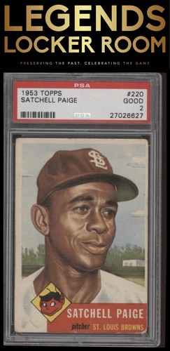1953 Topps #220 Satchell Paige PSA 2 | eBay