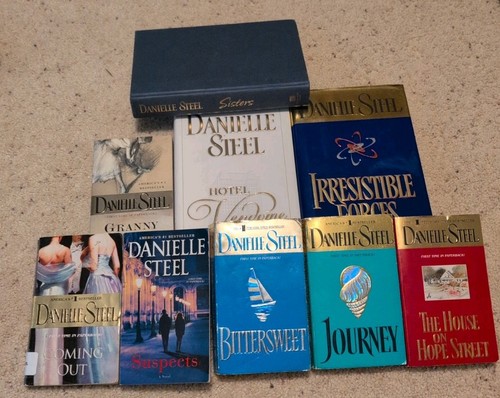 Danielle Steel Book Lot (9) 3 Hardcovers Paperbacks Romance Fiction No ...