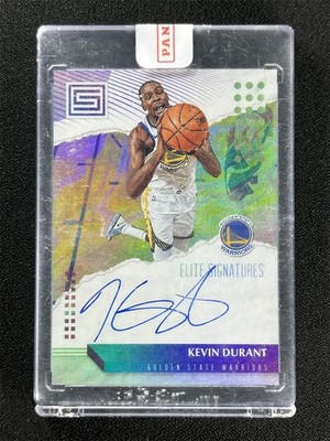 2018-19 Panini Status Kevin Durant #ES-KD Elite Signatures Auto ...