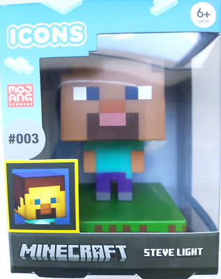 Mojang Icons Minecraft Steve Light New | eBay