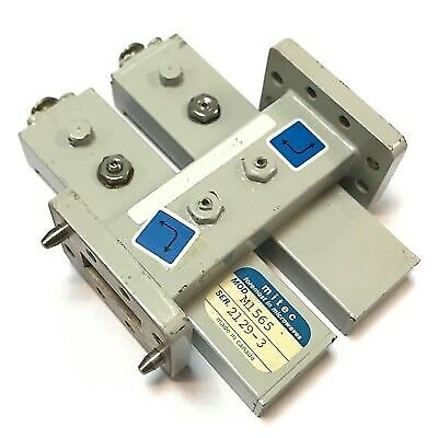 WR-90 WR90 20DB 10.7-11.7Ghz Waveguide Directional Coupler Miteq M1565 ...
