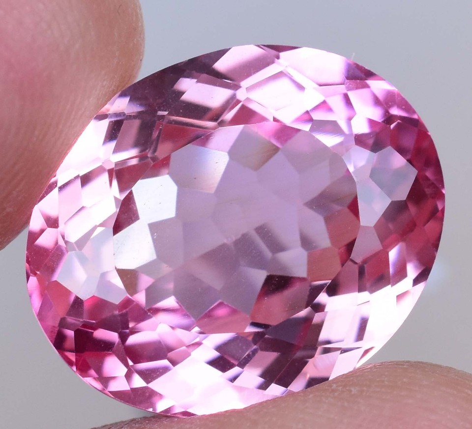 20.55 Ct Natural Pinkish Burma POUDRETTEITE Stunning Certified Loose ...