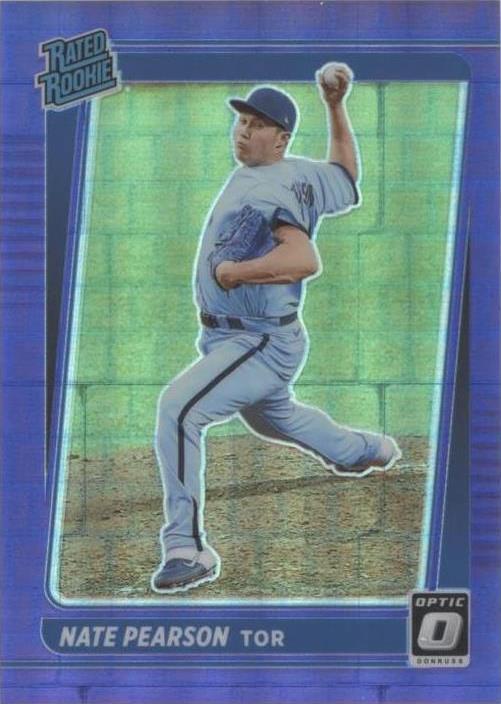 2021 Panini Donruss Optic - Rated Rookie Nate Pearson #38 Purple ...
