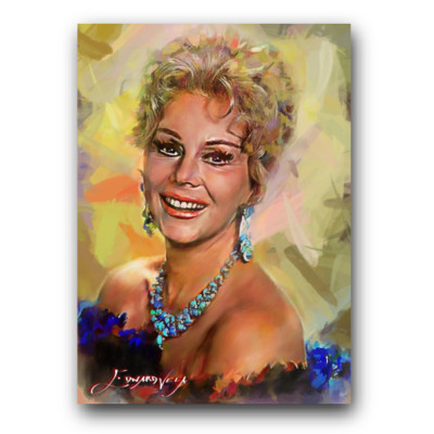 Eva Gabor #2 Art Card Limited 28/50 Edward Vela Signed (Celebrities ...