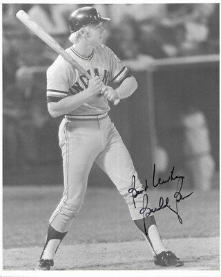 BUDDY BELL Autographed Signed 8 x 10 Vintage Baseball Photo Cleveland ...