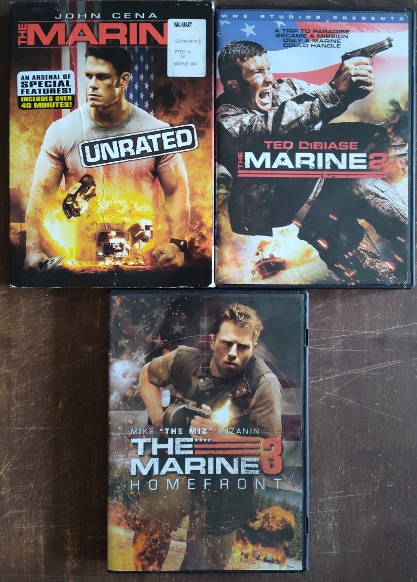The Marine Trilogy (Parts 1 UR / 2 / 3 Homefront) DVDs VGC 24543406891 ...