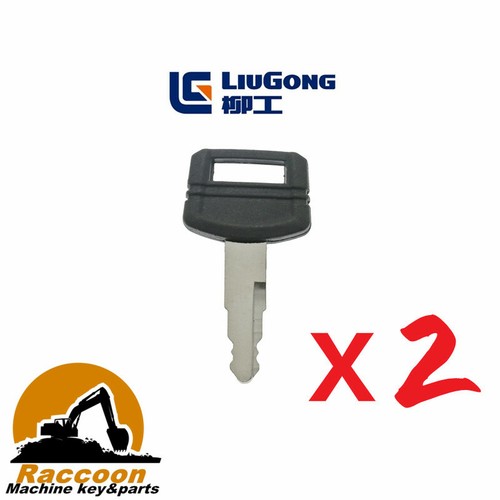 2pcs Fits LIUGONG KEY Heavy Equipment Ignition Excavator Keys | eBay