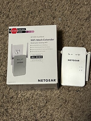 NETGEAR AC1200 Wi-Fi Range Extender (EX6150) NIB 691043295562| eBay