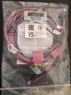 Motorola Factory Power Cable For Two-way Radio Lapel Speaker / Mic ...
