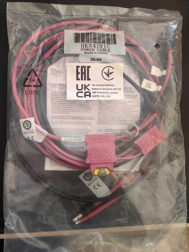 Motorola Factory Power Cable For Two-way Radio Lapel Speaker / Mic ...