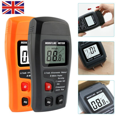 Digital Moisture Detector Damp Meter Wood Brick Screed,Wallpaper ...