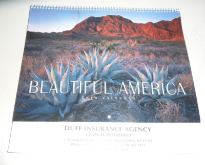Vtg 2010 Duff Insurance Agency Elizabethtown Kentucky Calendar | eBay