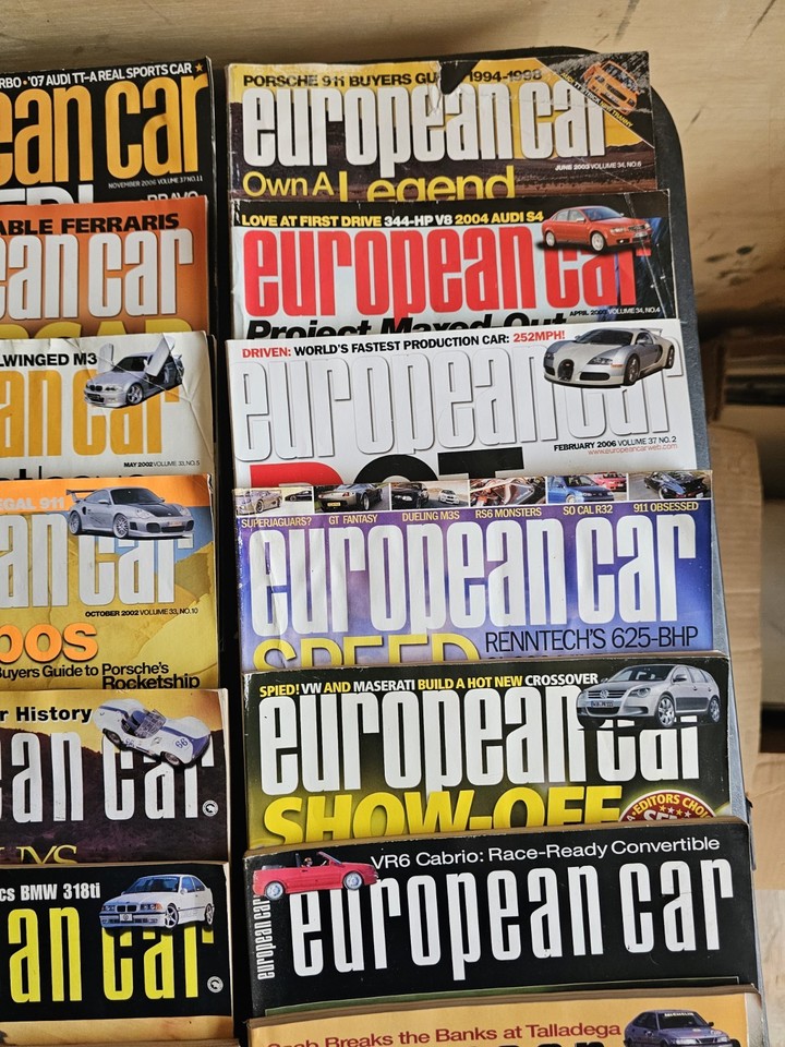 LOT OF 74 EUROPEAN CAR MAGAZINES 1990s-2000s | eBay