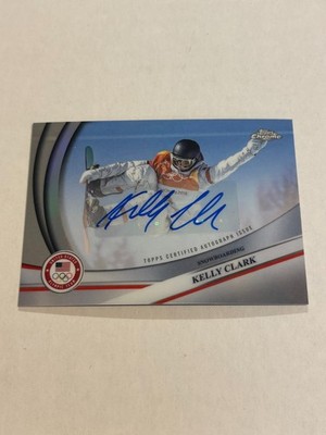2025 Topps Chrome Olympics Kelly Clark Refractor Auto SP | eBay