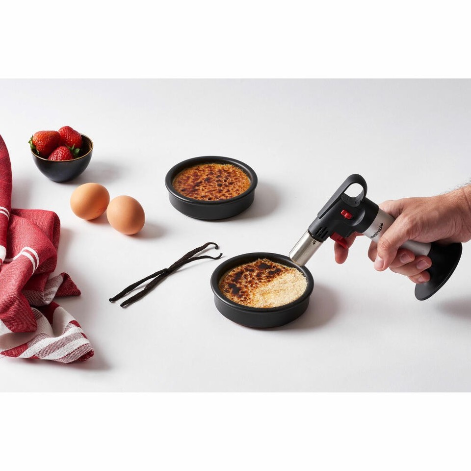 Mastrad Kitchen Burner, Flambé Burner, Gas Burner, Plastic, Black ...