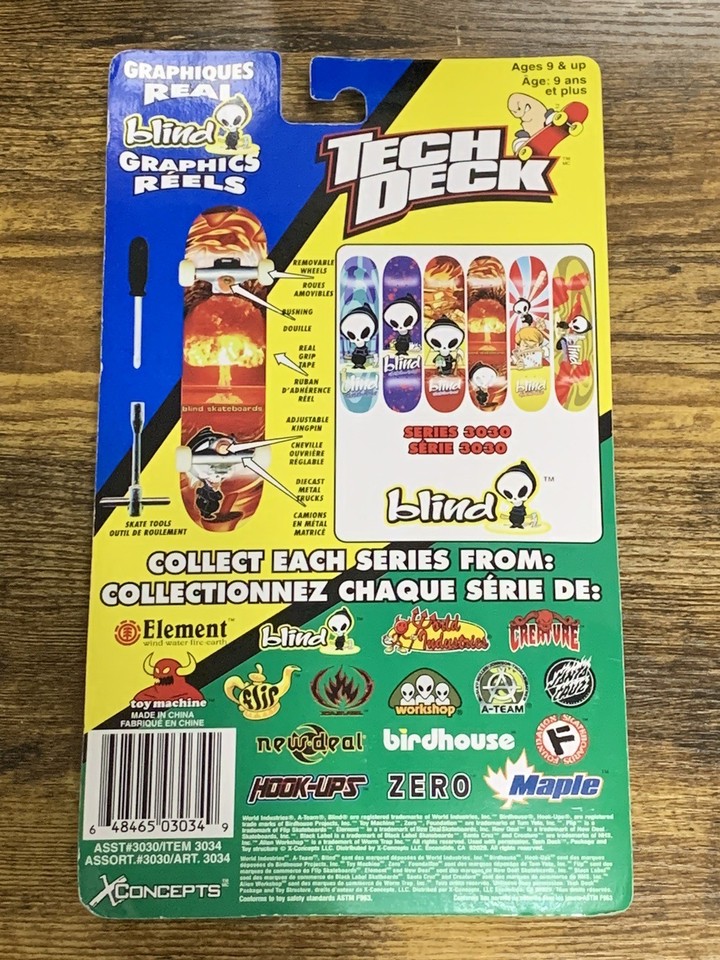 Tech Deck Blind Vintage Atom Bomb Sealed X Concepts TM EXTREMELY RARE | eBay
