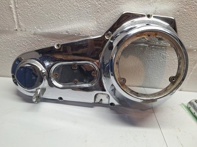 HARLEY SHOVELHEAD Chrome outer PRIMARY COVER by "Drag Specialties" | eBay