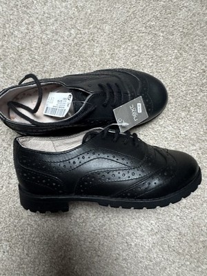 Bnwt Next girls leather school shoes 🖤 size 9 uk | eBay UK