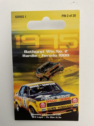 PETER BROCK 1975 BATHURST WIN No. 2 HARDIE - FERODO 1000 - BRAND NEW ...