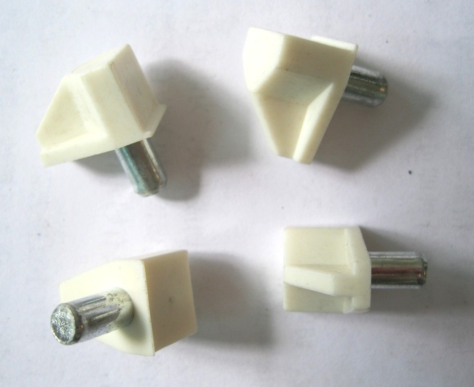 20 pcs/set white plastic Shelf Support Holder Pins for kitchen cabinet ...