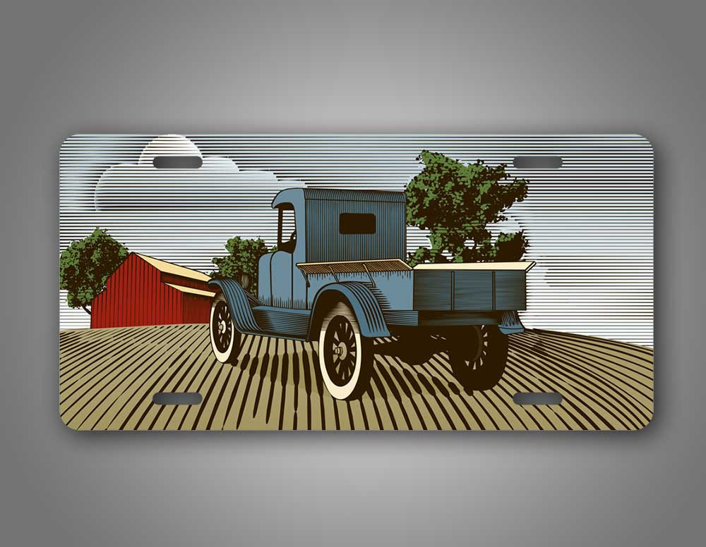 Antique Truck License Plate Americana Vintage ~Old Auto Tag~ Primitive ...