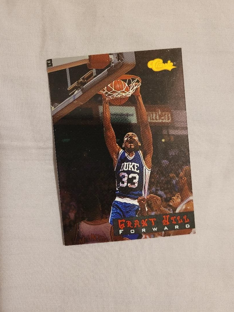 1994 Classic Grant Hill #BC3 Bonus Cards Rookie Card Duke Bluedevils ...