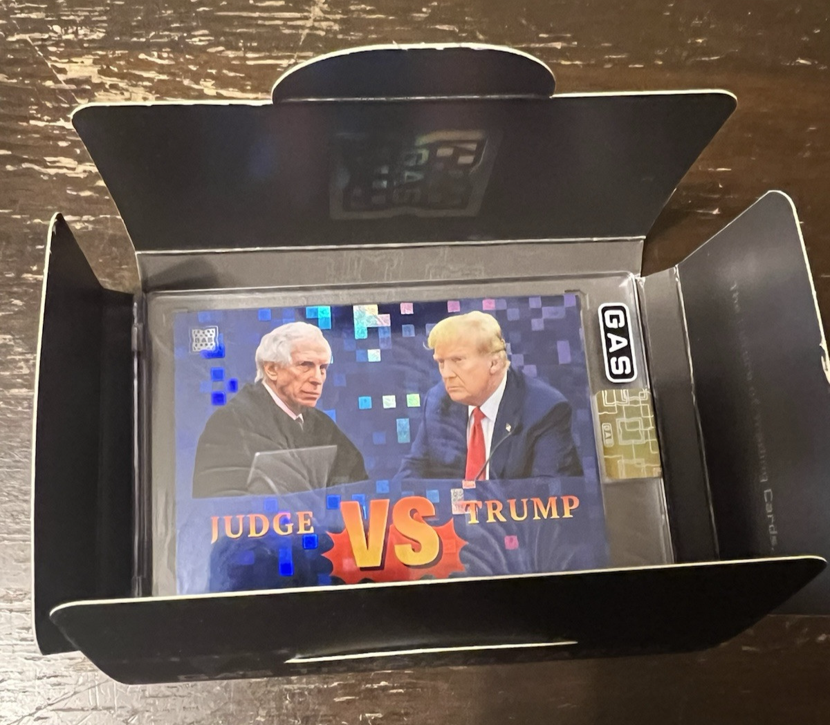 GAS Trading Card Super Court Fighter II: Judge vs. Donald Trump RARE 24 ...
