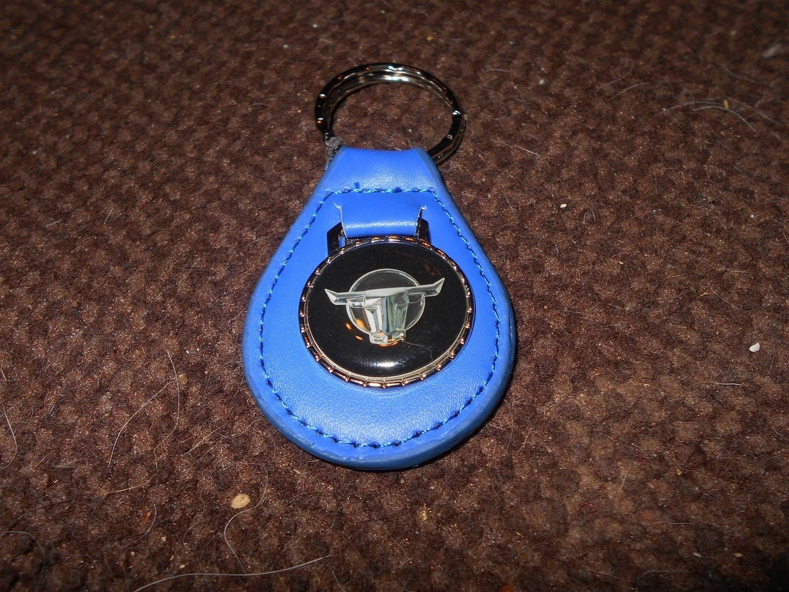 1957 - 1979 FORD RANCHERO STEER EMBLEM BADGE LOGO KEYCHAIN KEYRING DARK ...