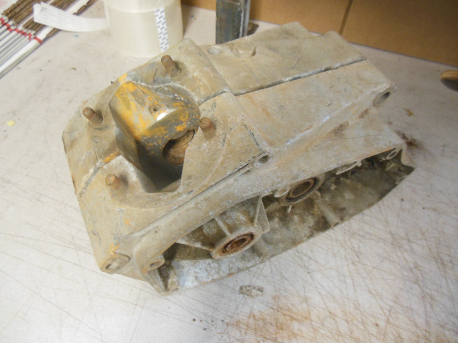 69-72 DKW Hercules Sachs 125 Sub Frame Skid Plate Clutch Swingarm Etc ...