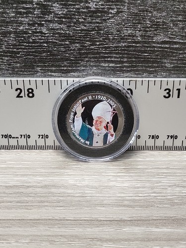 US THE MORGAN MINT POPE JOHN PAUL II IN MEMORIAM JFK HALF DOLLAR ...